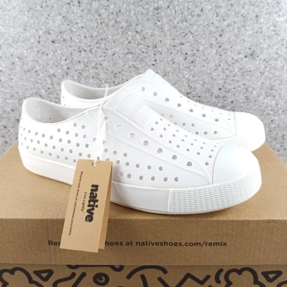 Native | Shoes | Native Jefferson White Shell Waterproof Shoes | Poshmark